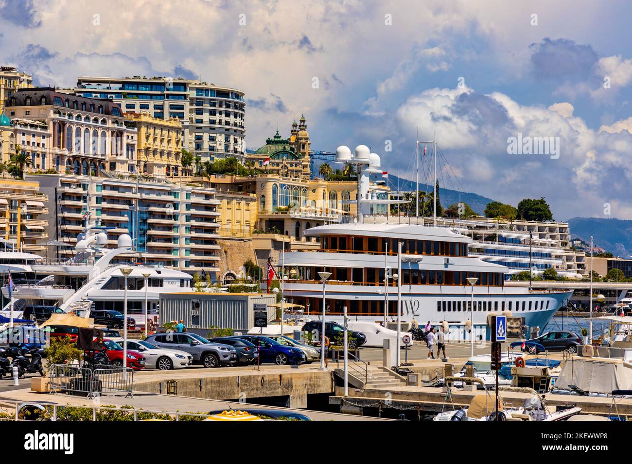 Monaco, France - August 2, 2022: Panoramic view of Monaco metropolitan ...