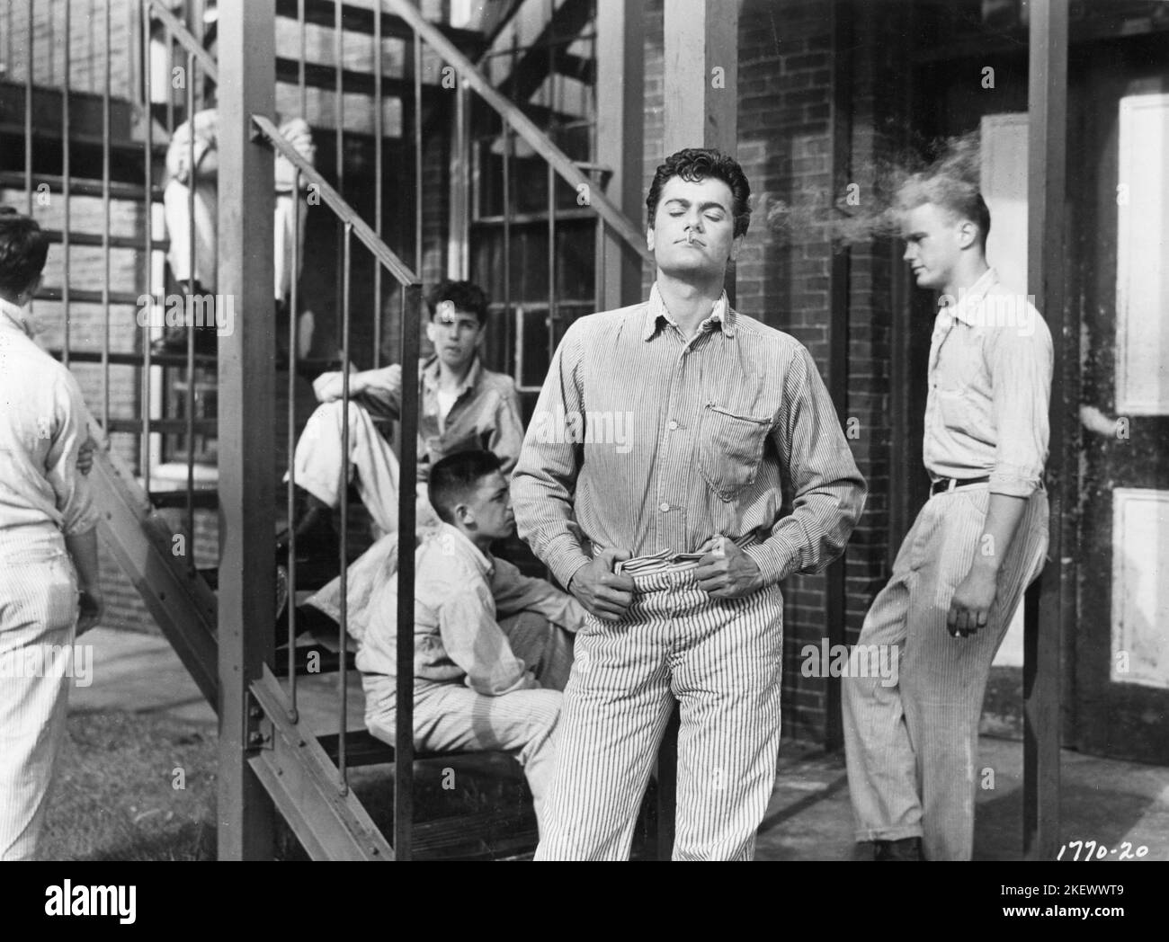 TONY CURTIS in SIX BRIDGES TO CROSS 1955 director JOSEPH PEVNEY ...