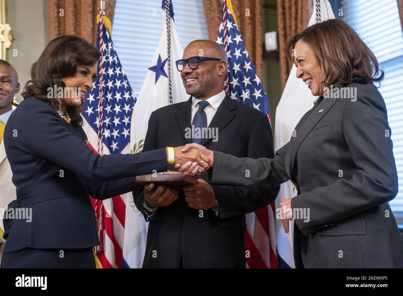 Washington, United States. 14th Nov, 2022. US Vice President Kamala ...