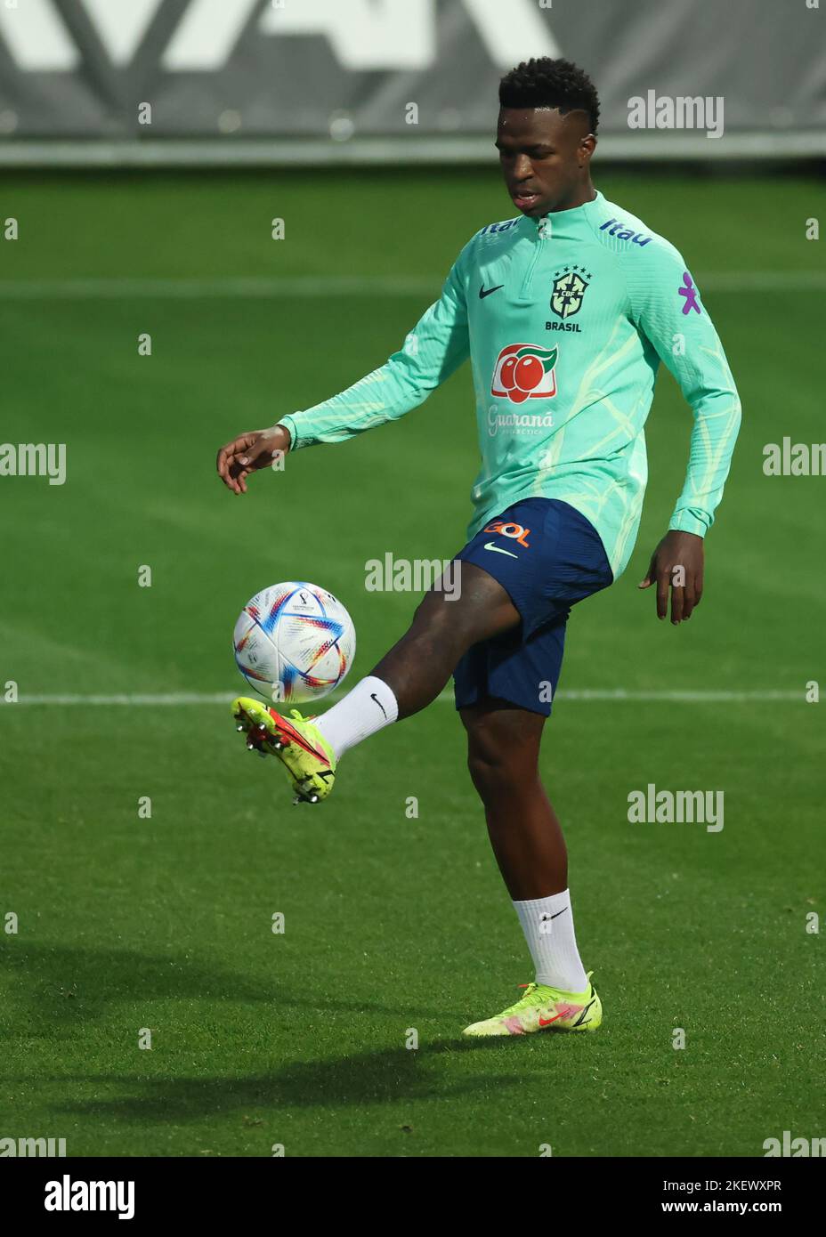 Turin, Italy, 14th November 2022. Vinicius Jr of Brazil during the ...