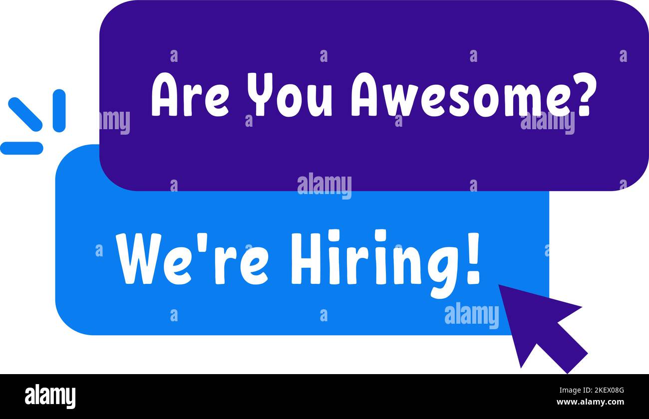 Hiring badge icon logo hi-res stock photography and images - Alamy