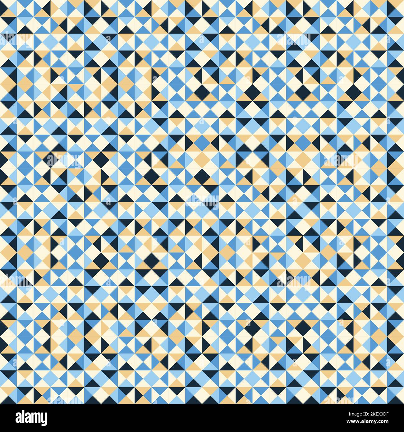 Abstract blue triangles design pattern Stock Vector Image & Art - Alamy