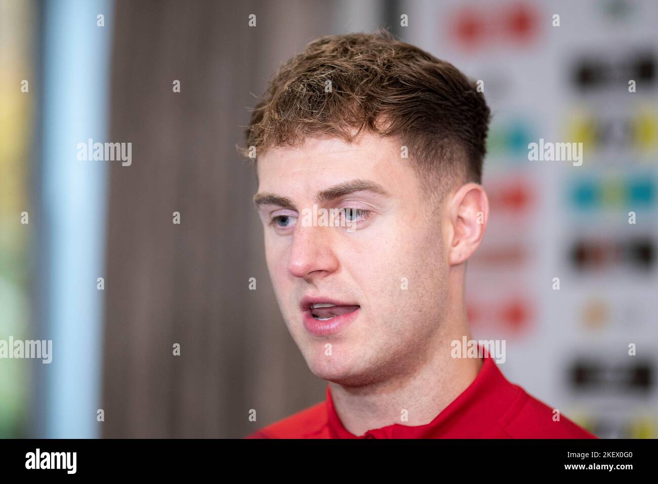 Hensol, Wales, UK. 14 November, 2022. Joe Rodon of Wales during a ...