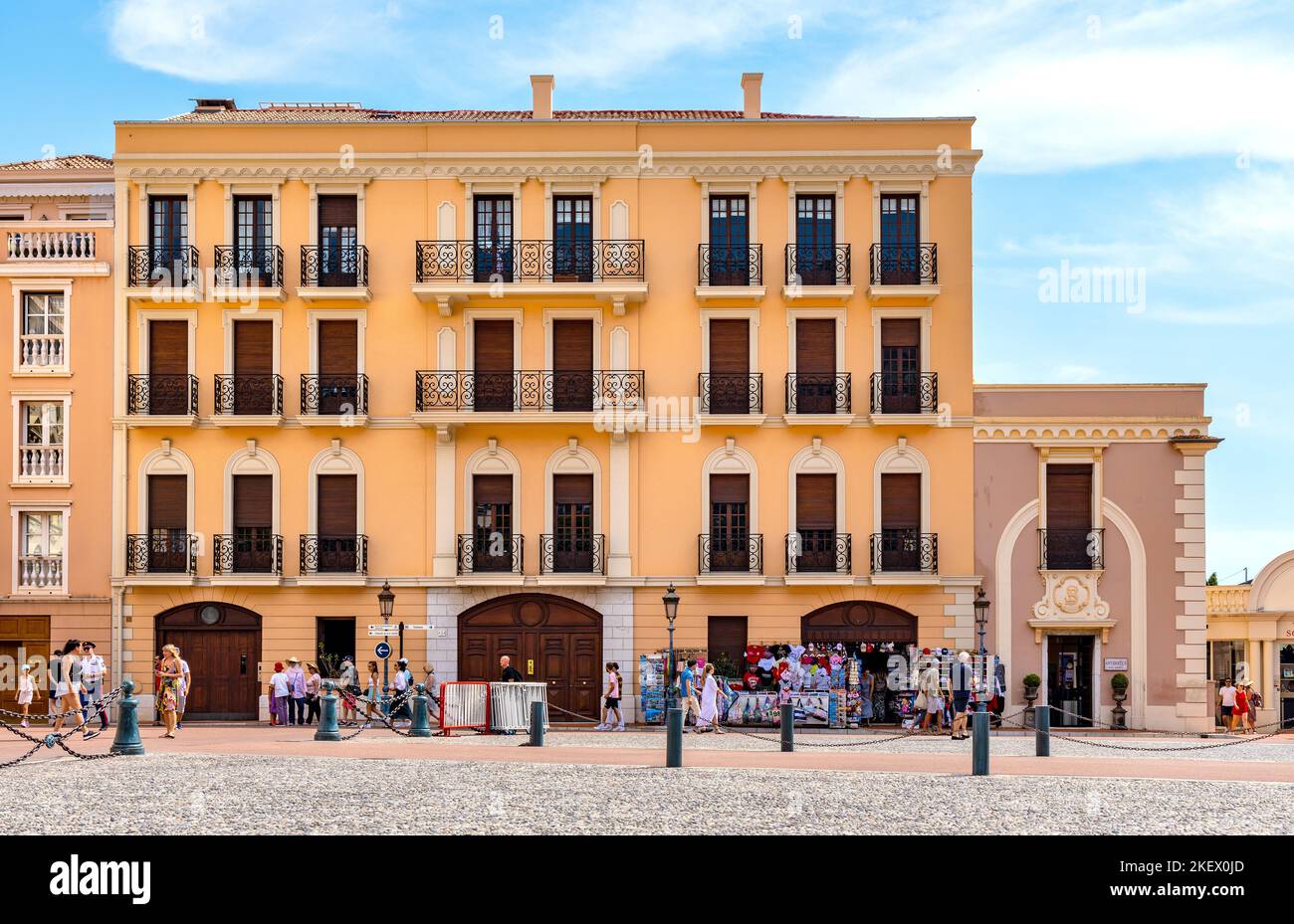 Monaco, France - August 2, 2022: Historic Renaissance and Baroque ...