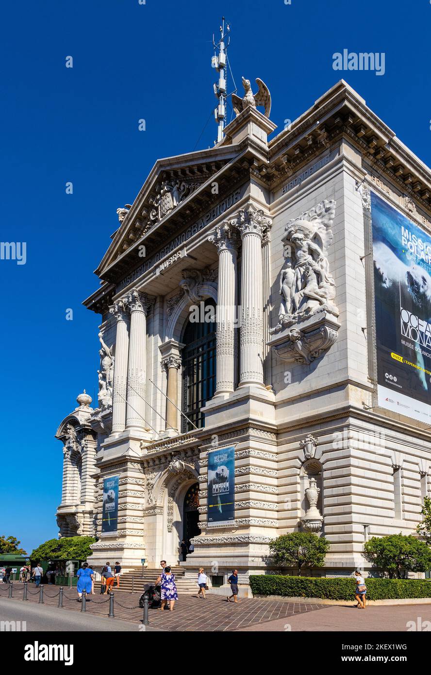 Monaco, France - August 2, 2022: Oceanographic Museum and institute of ...