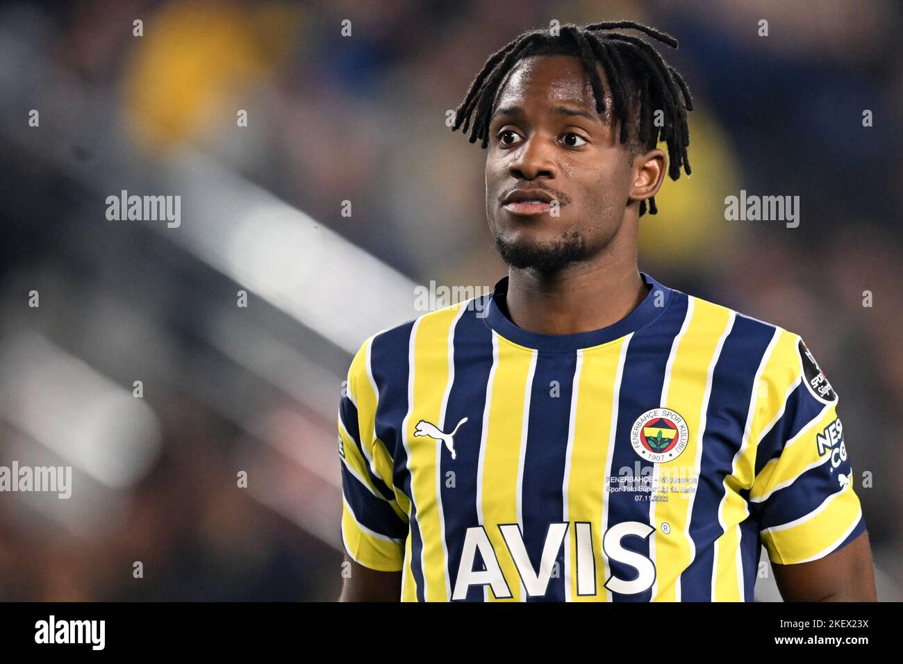 ISTANBUL - Michy Batshuayi of Fenerbahce SK during the Turkish Super ...