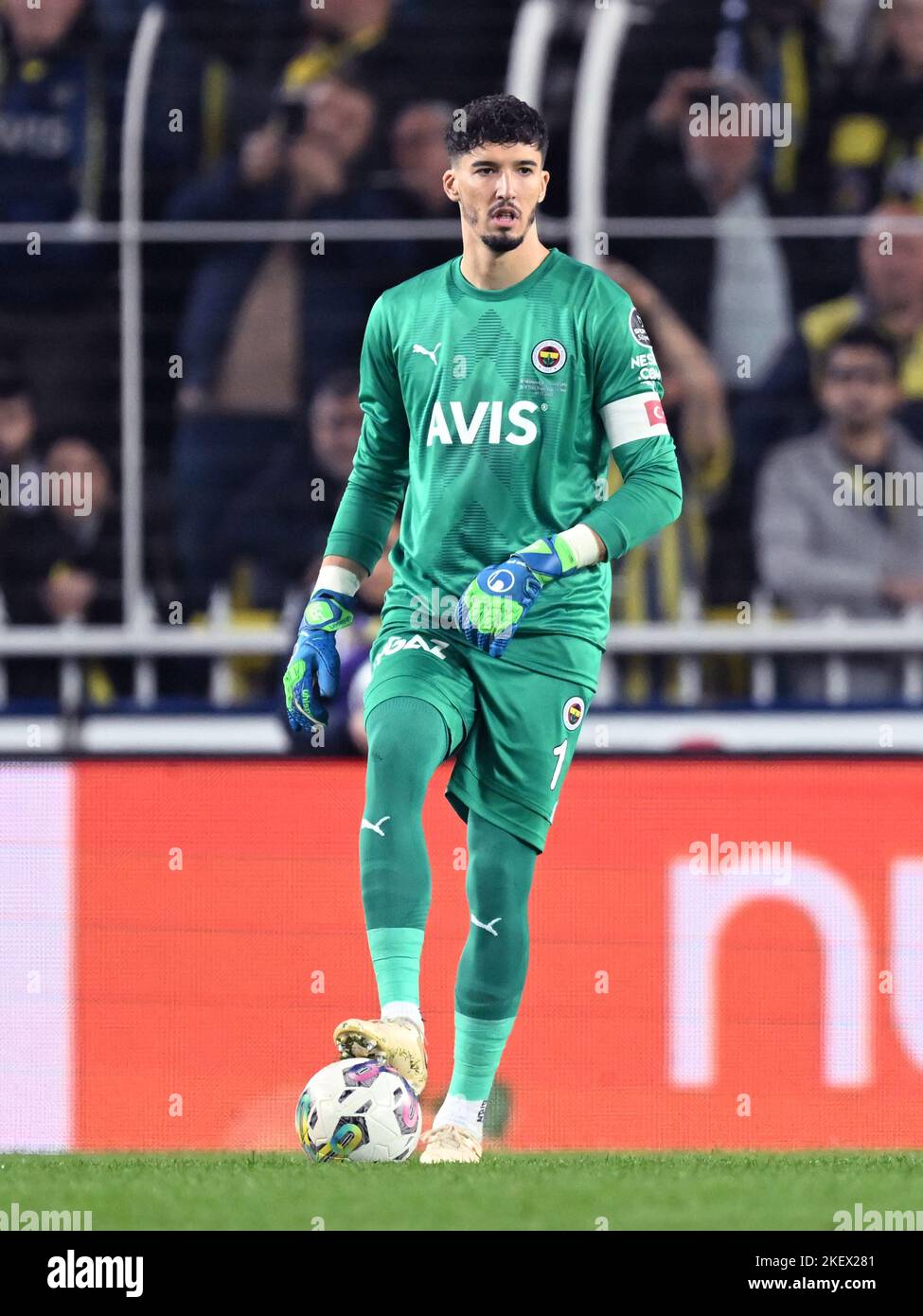 ISTANBUL - Fenerbahce SK goalkeeper Altay Bayindir during the Turkish ...