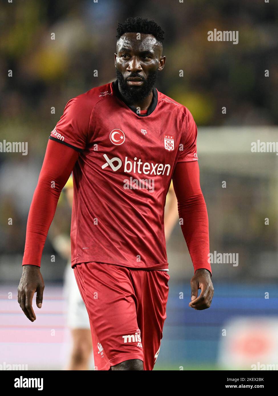 ISTANBUL - Aaron Appindangoye of Demir Grup Sivasspor during the ...