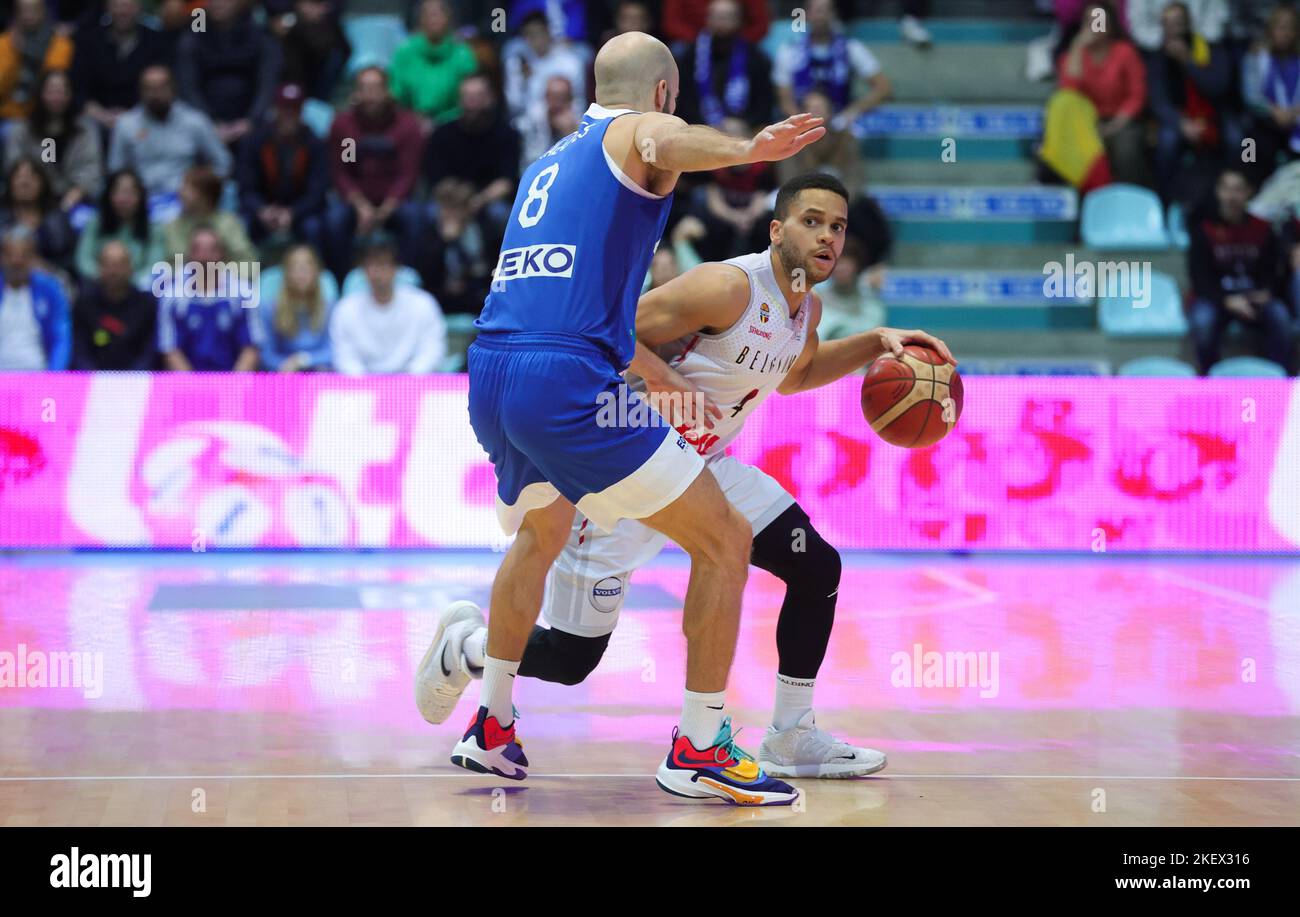 Jemappes, Belgium, 14 November 2022, Greece's Nick Calathes and Belgium ...
