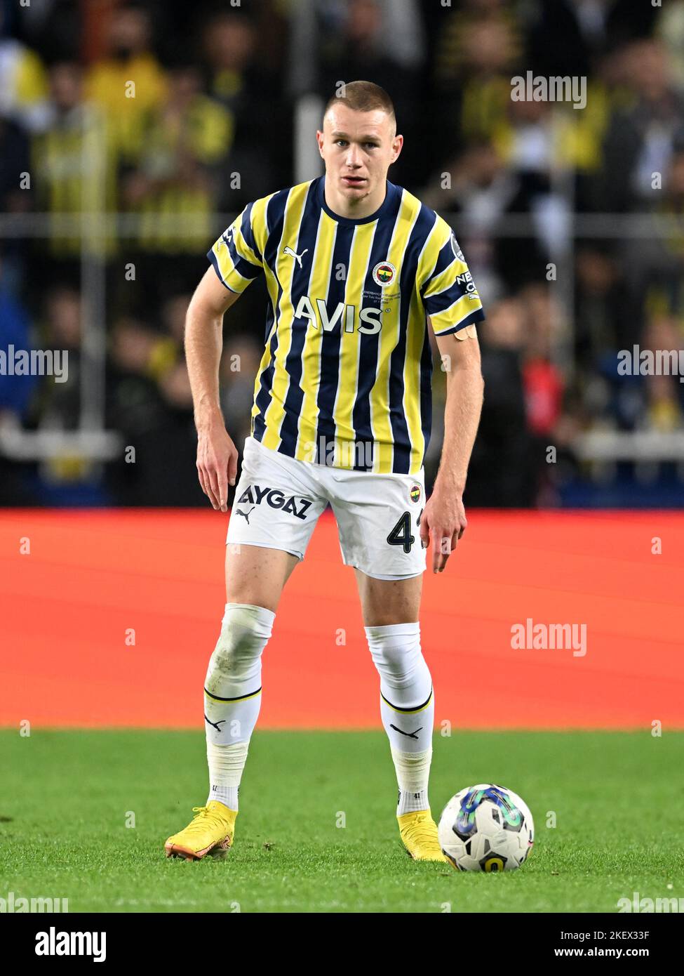 ISTANBUL - Attila Szalai of Fenerbahce SK during the Turkish Super Lig ...
