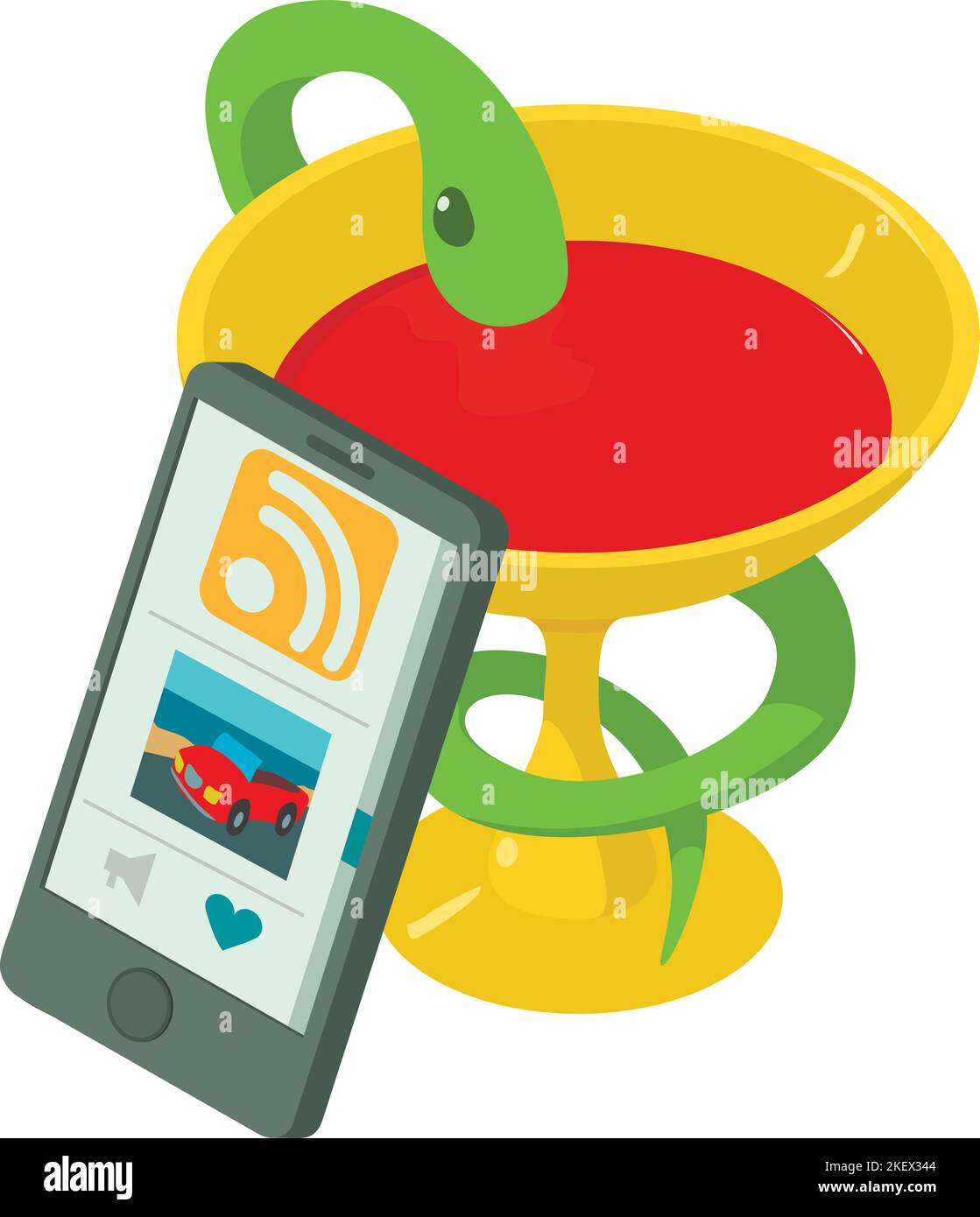 Medical application icon isometric vector. Modern smartphone and ...