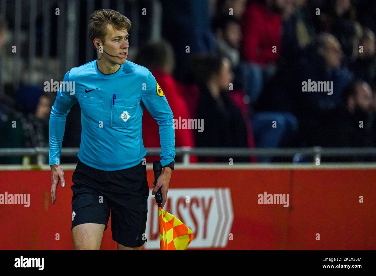 UTRECHT, NETHERLANDS - NOVEMBER 14: Assistent Referee Robert Kunst ...