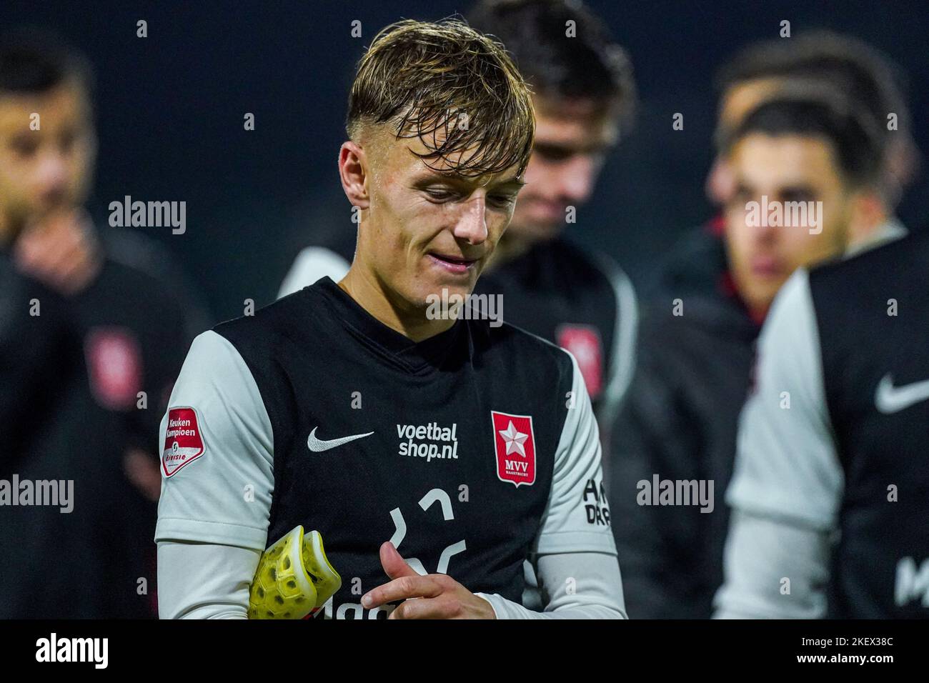 UTRECHT, NETHERLANDS - NOVEMBER 14: Sven Blummel of MVV Maastricht ...
