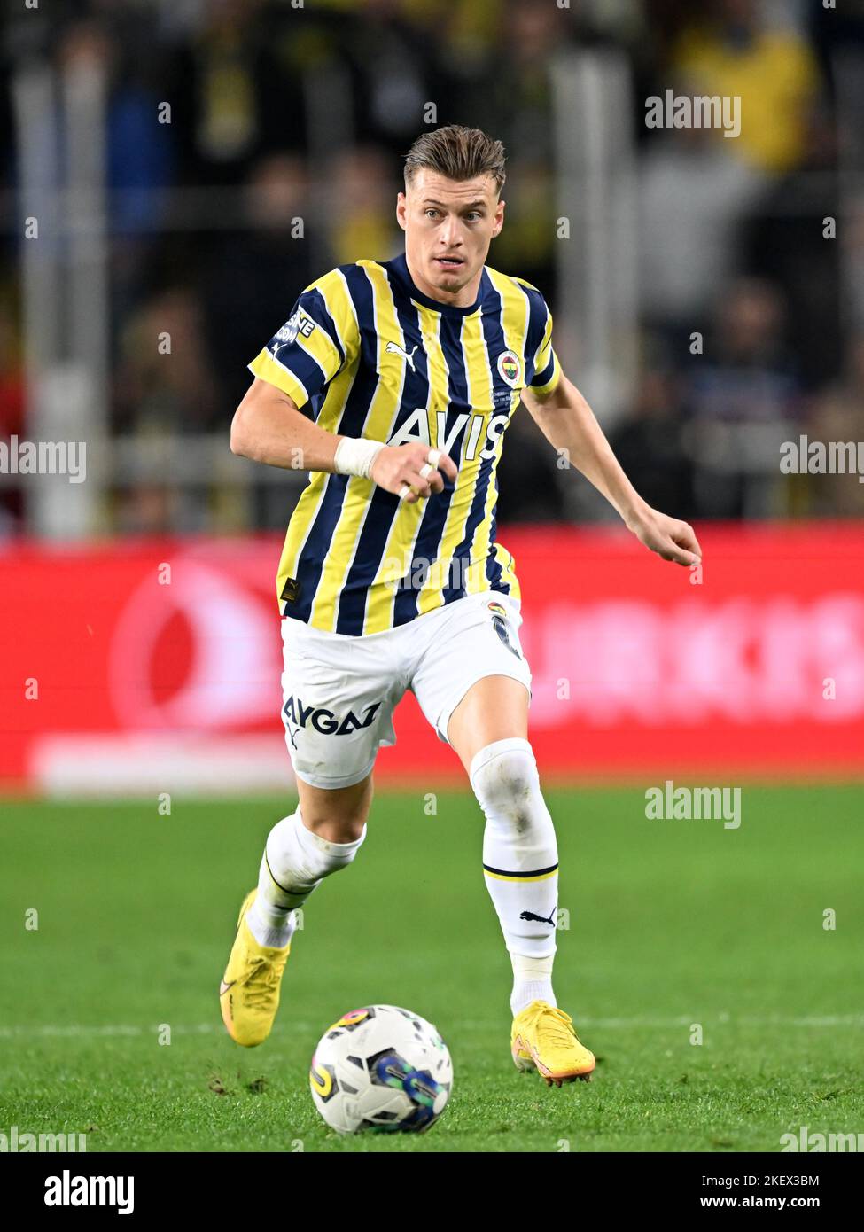 ISTANBUL - Ezgjan Alioski of Fenerbahce SK during the Turkish Super Lig ...