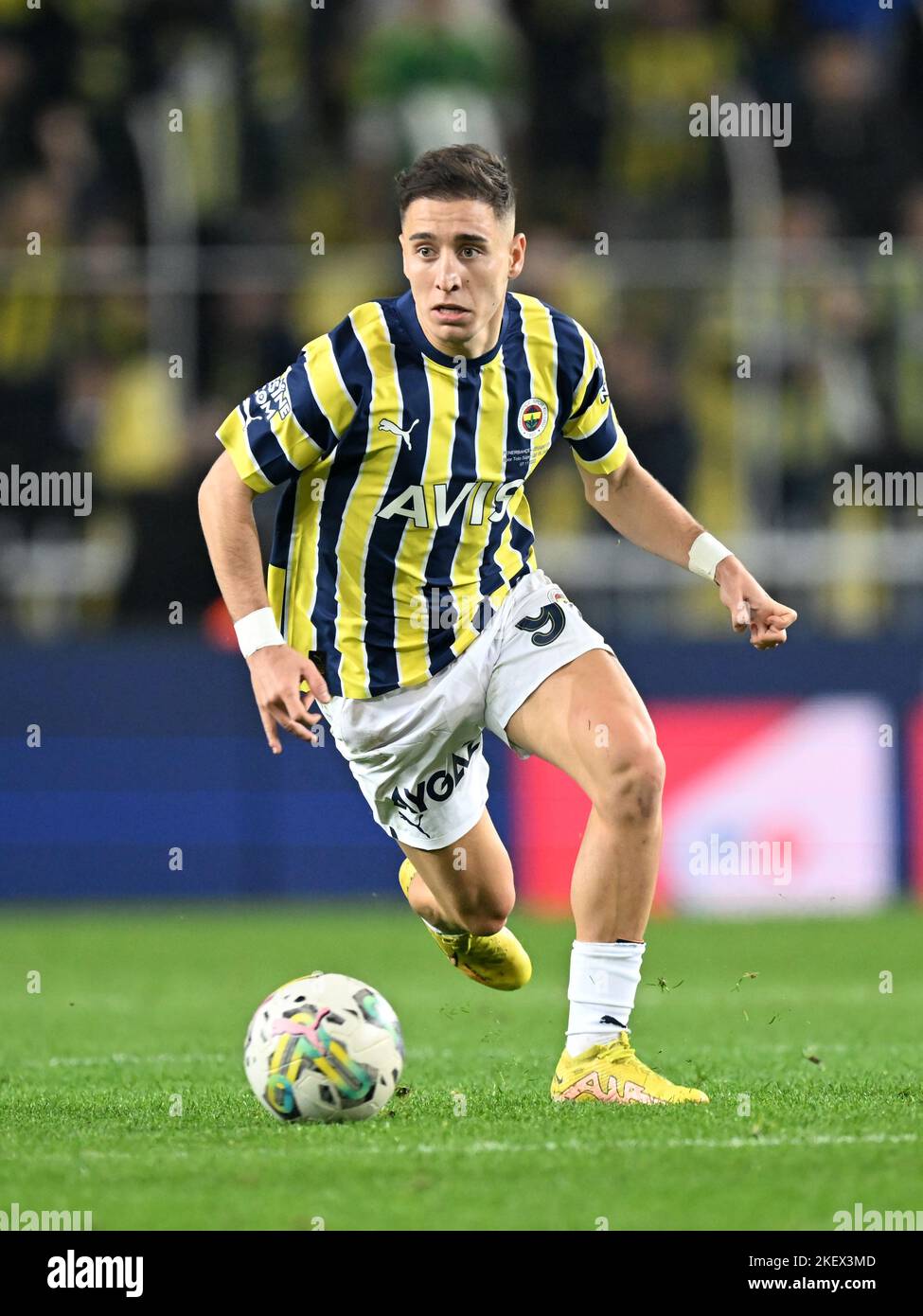 ISTANBUL - Emre Mor of Fenerbahce SK during the Turkish Super Lig match ...