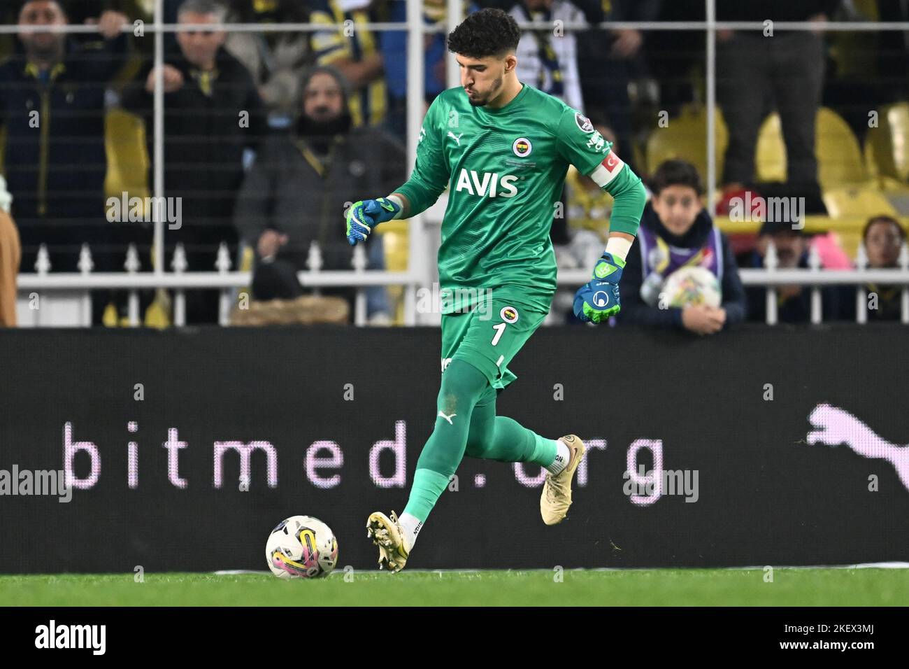 ISTANBUL - Fenerbahce SK goalkeeper Altay Bayindir during the Turkish ...