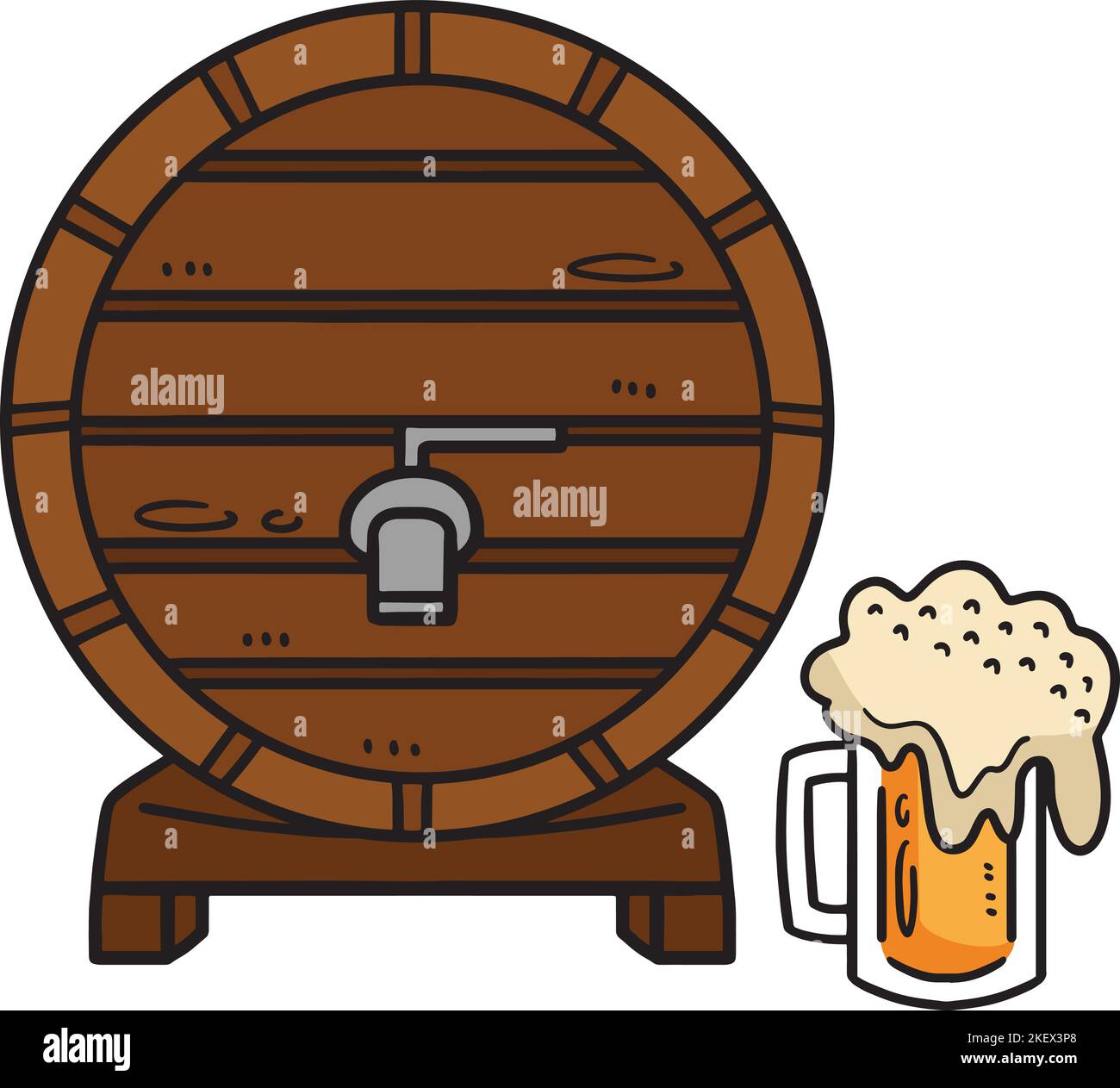 Hogshead barrel Cut Out Stock Images & Pictures - Alamy
