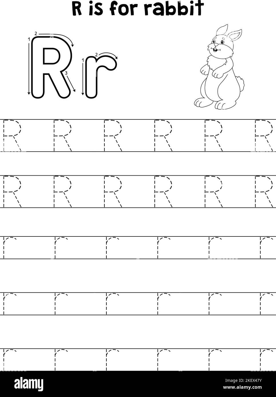 Trace color rabbit bunny hi-res stock photography and images - Alamy