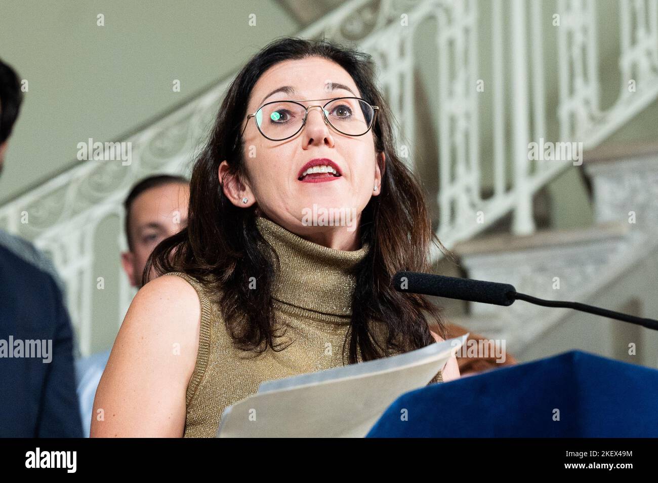 New York, US, 14/11/2022, New York City Chief Housing Officer Jessica ...