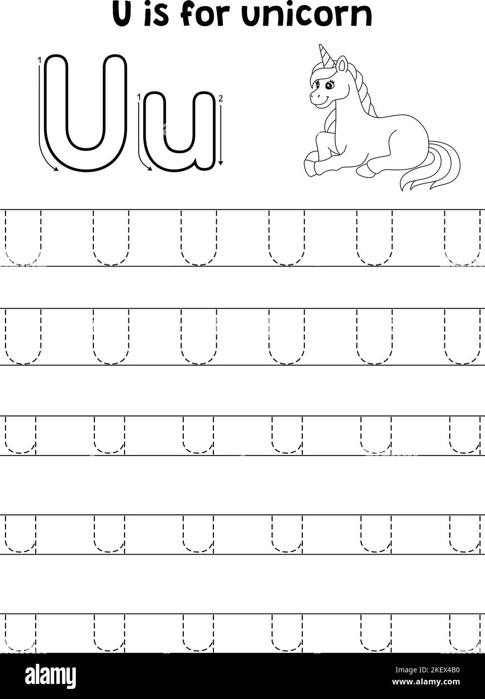 The Letter U Coloring Pages