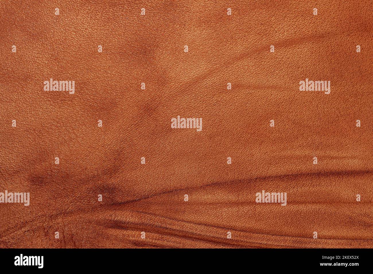 Wrinkled genuine leather texture, brown color, grunge vintage ...