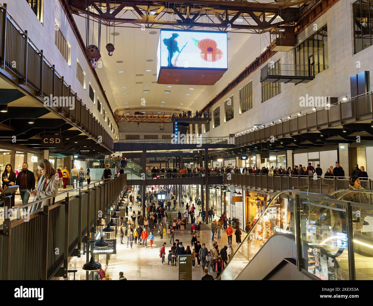 Inside battersea power station hi-res stock photography and images - Alamy