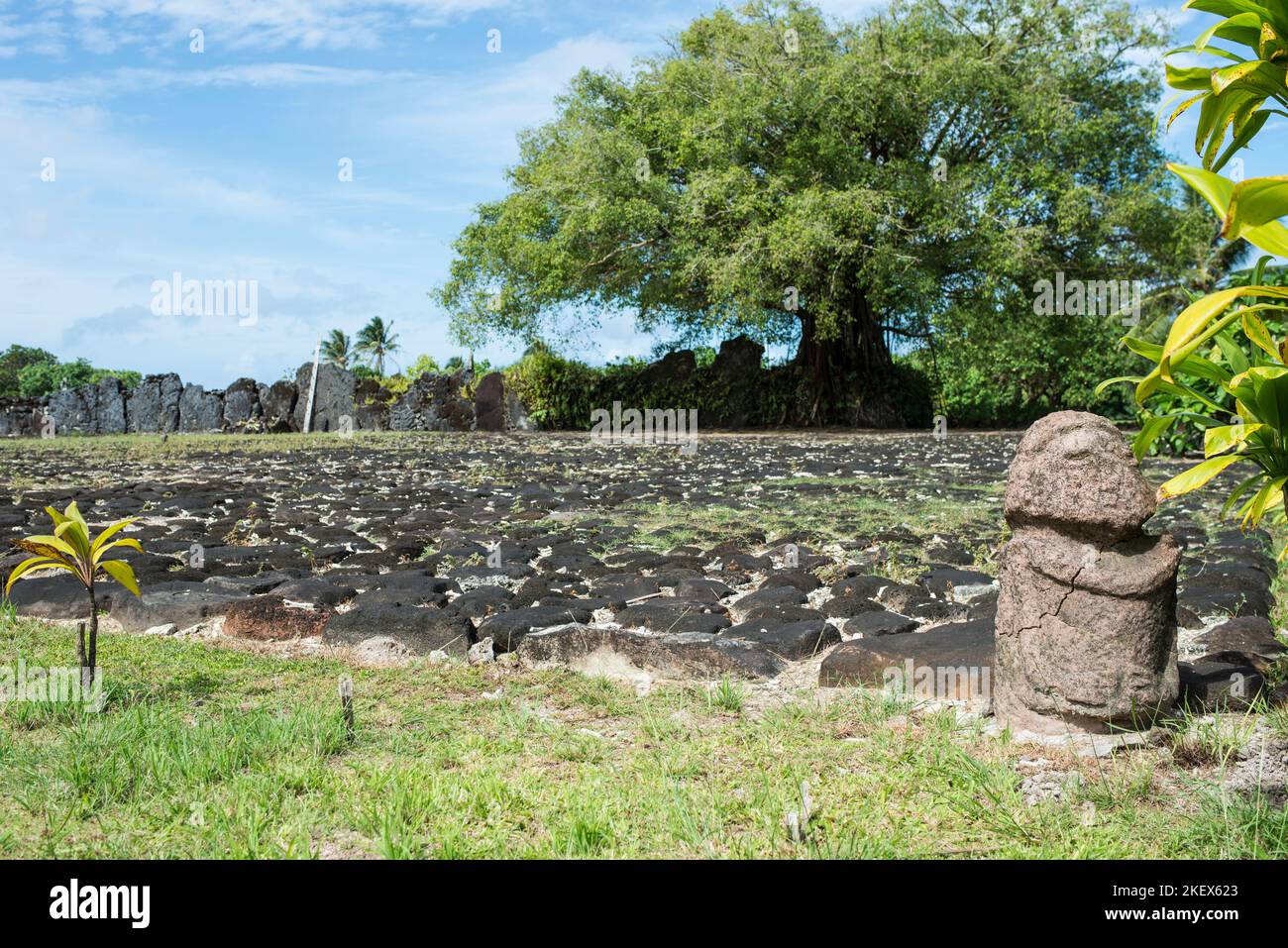 Taputapuatea Marae, Raitea, French Polynesia Stock Photo - Alamy