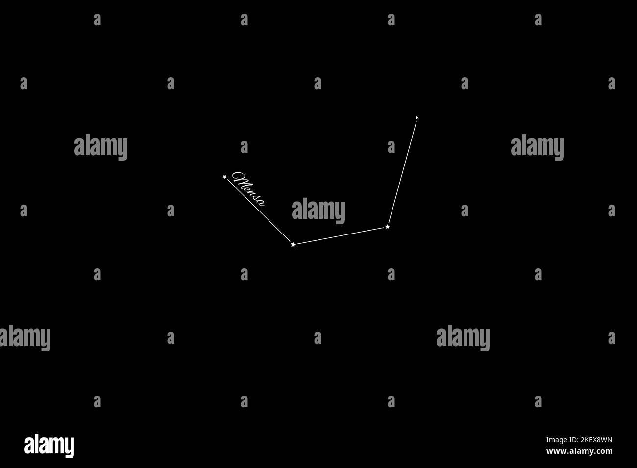 Mensa constellation, Cluster of stars, Table Mountain constellation ...
