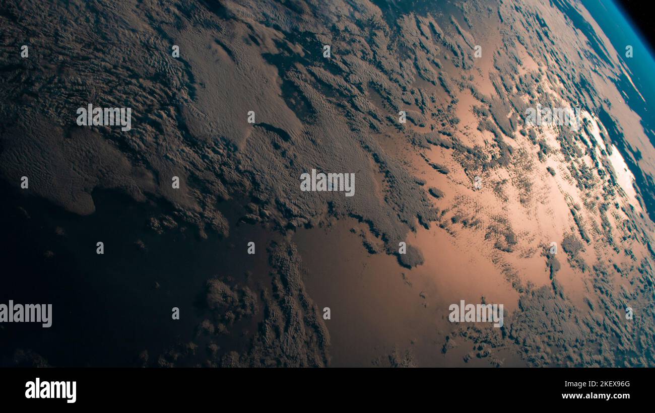 Earth background. Aearth observation as seen from satellite. Elements ...