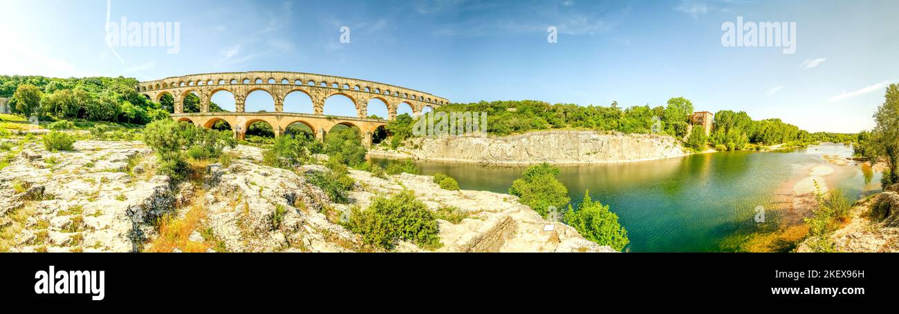 Pont Du Gard, Bridge, France Stock Photo - Alamy