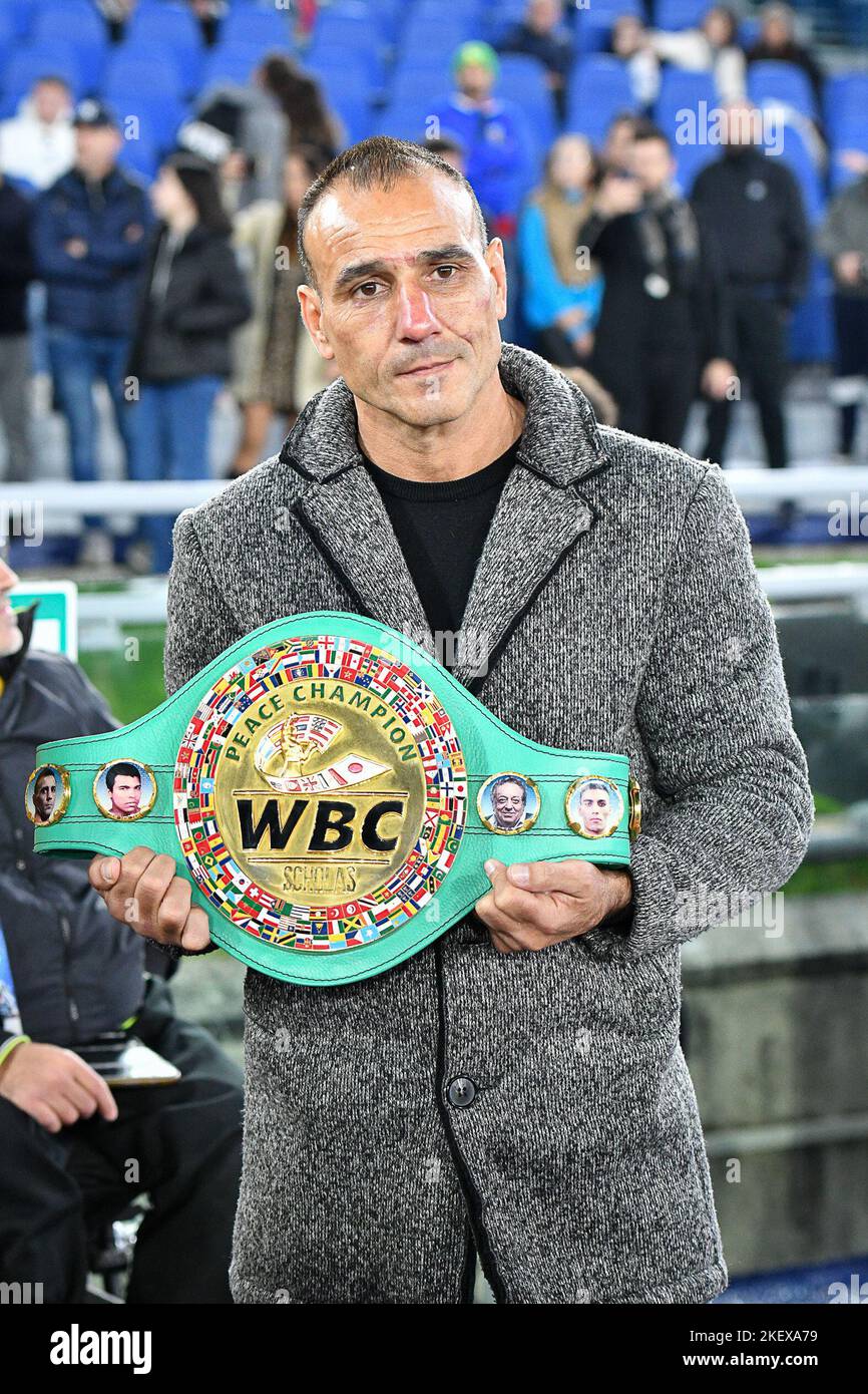 Olimpico Stadium, italy, 14 November 2022 Emiliano Marsili WBC Peace ...