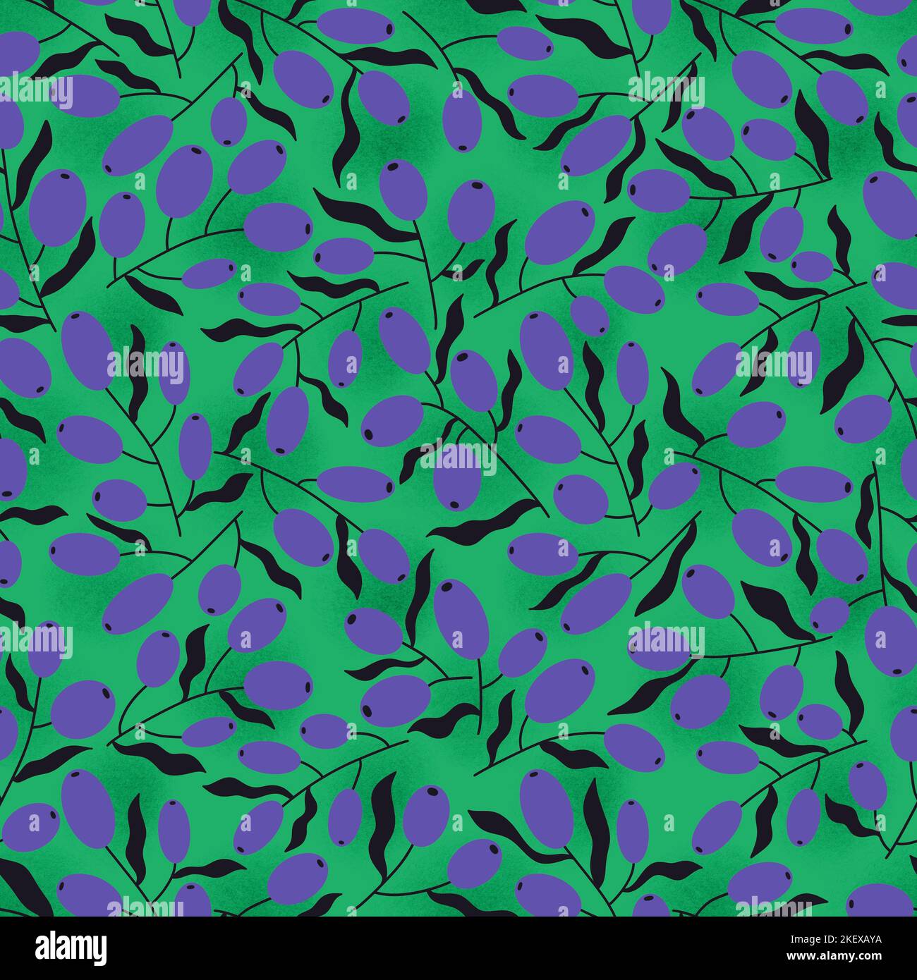 Fruit harvest seamless berries and branches pattern for wrapping paper ...