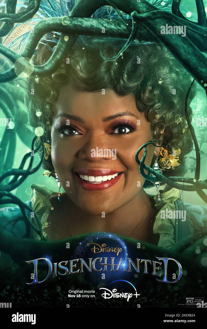 DISENCHANTED, US character poster, Yvette Nicole Brown, 2022. © Walt ...