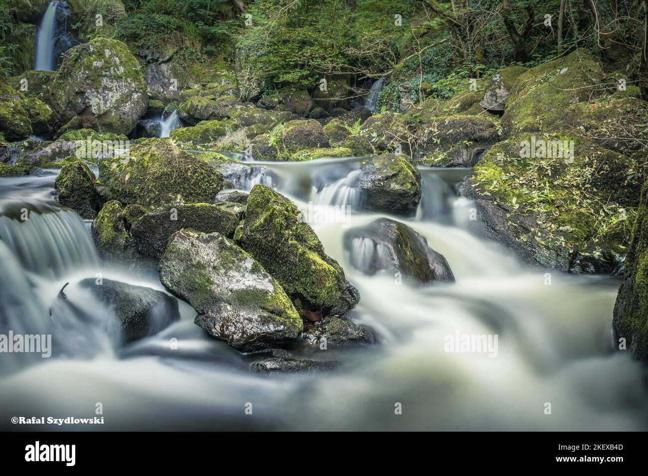 Devils Glen Waterfall Stock Photo - Alamy