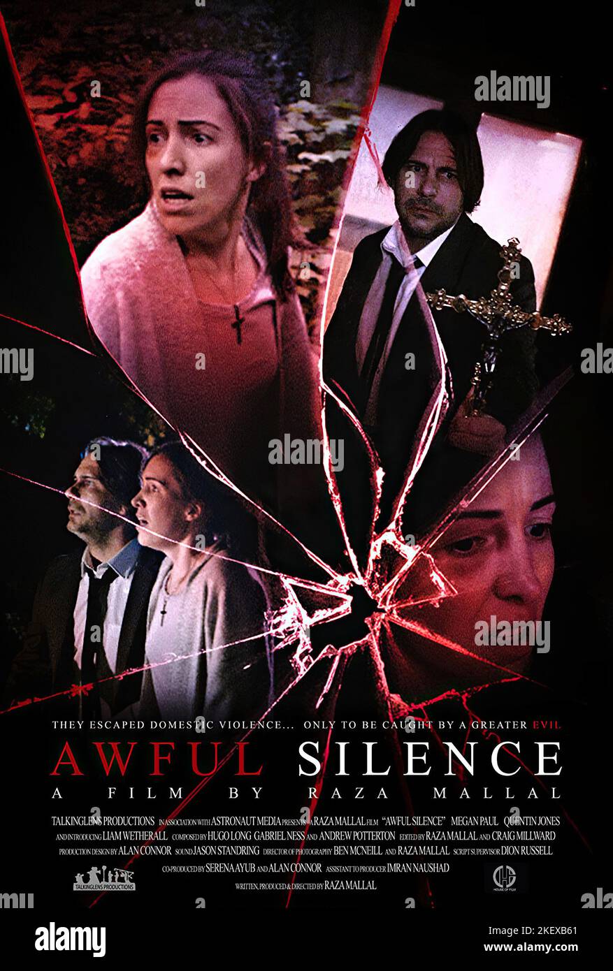 AWFUL SILENCE, poster, Quentin Jones (top right, bottom left), Megan ...