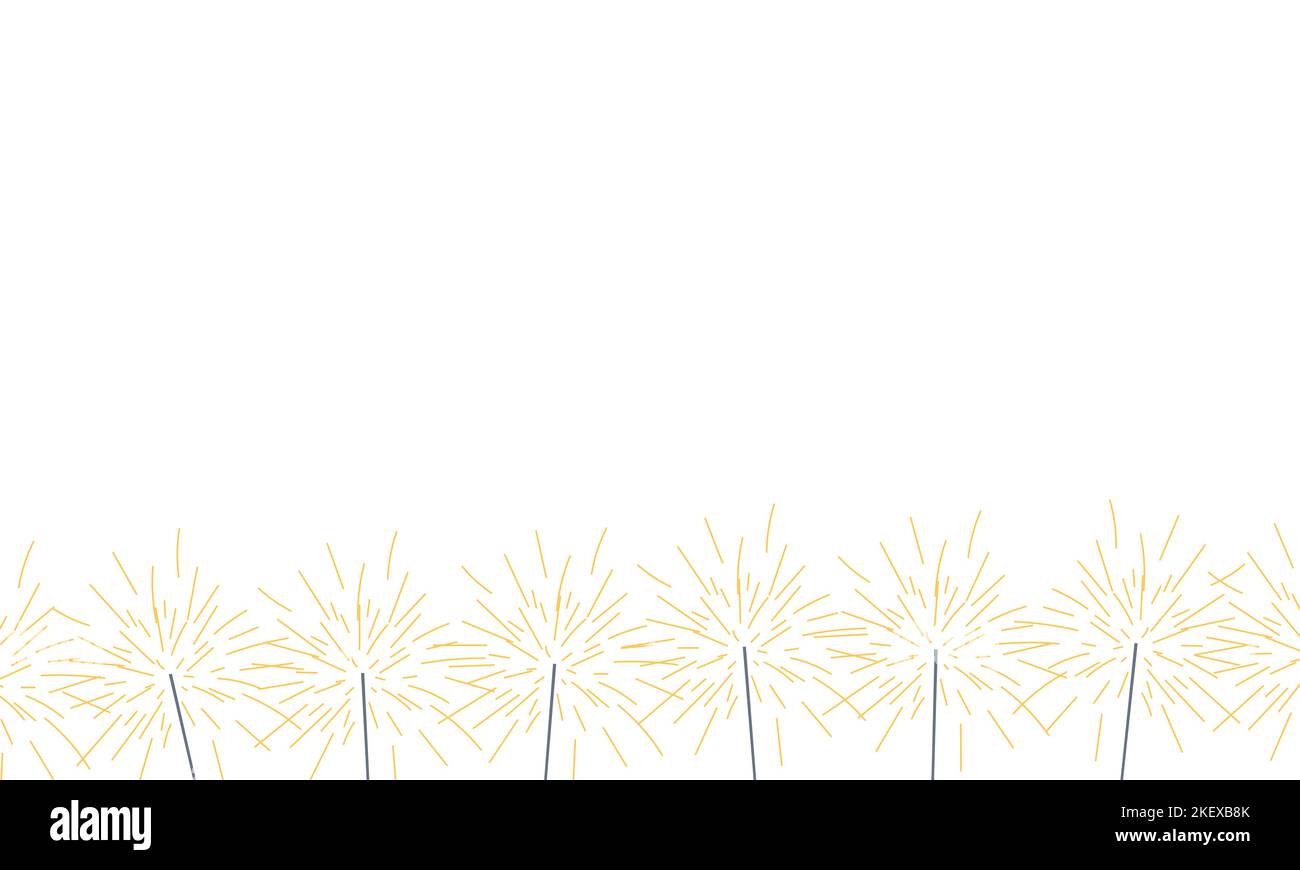 Sparklers decoration Stock Vector Images - Alamy