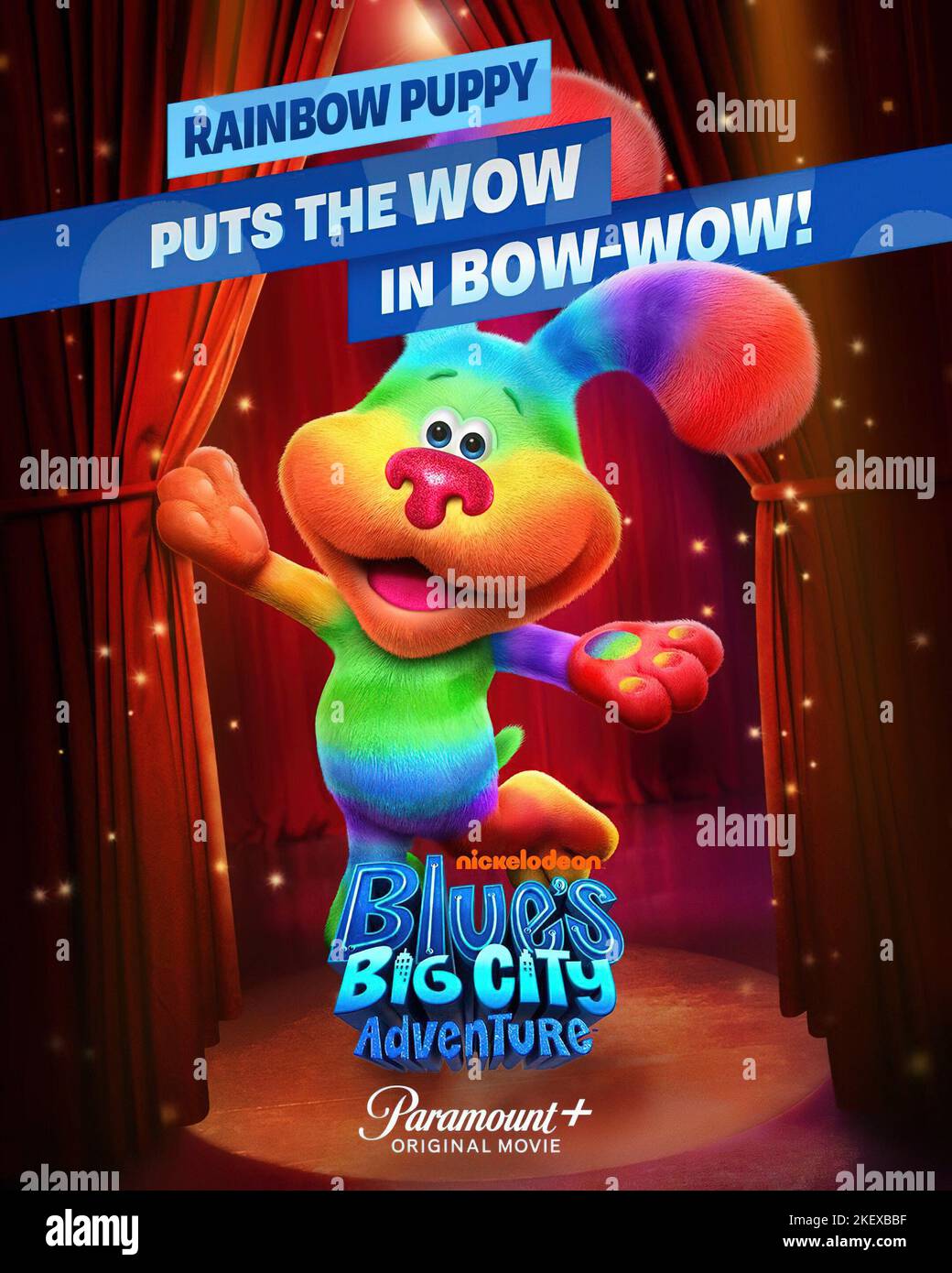 BLUE'S BIG CITY ADVENTURE, character poster, Rainbow Puppy (voice ...