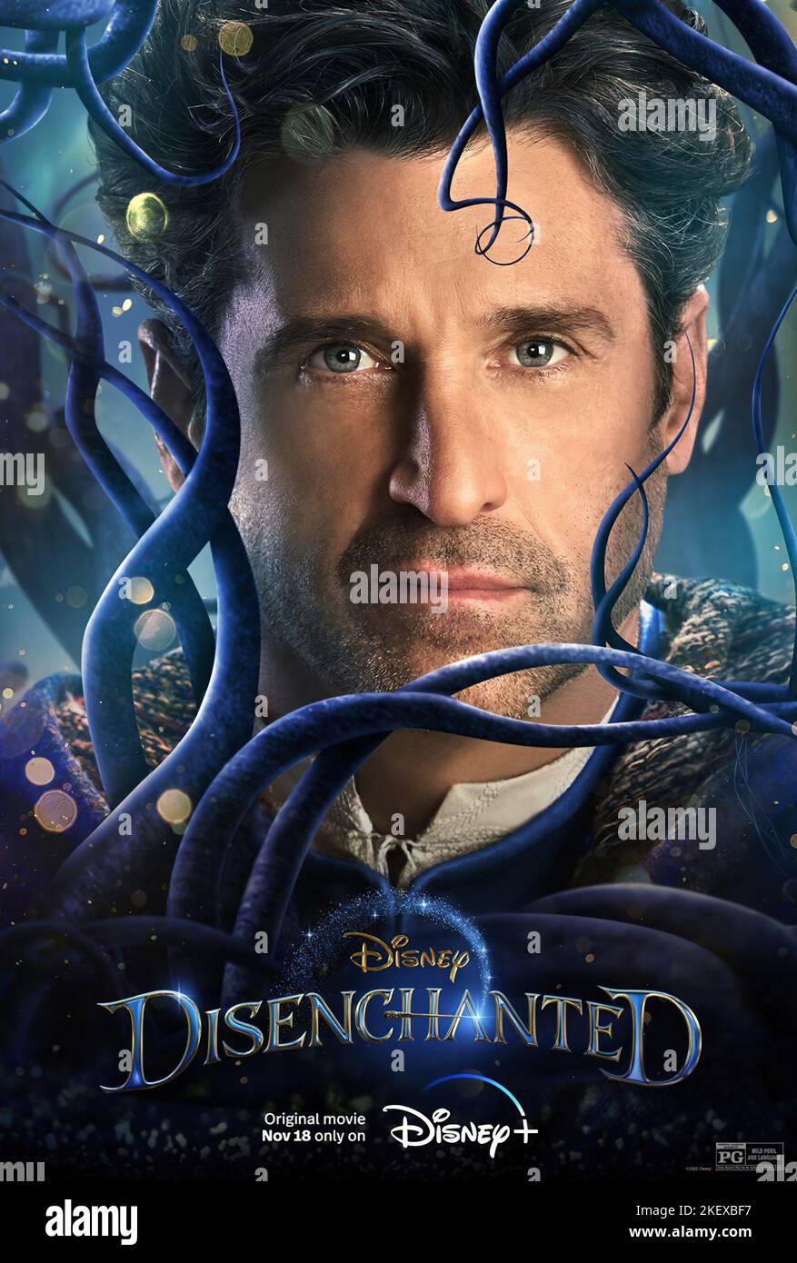 DISENCHANTED, US character poster, Patrick Dempsey, 2022. © Walt Disney ...