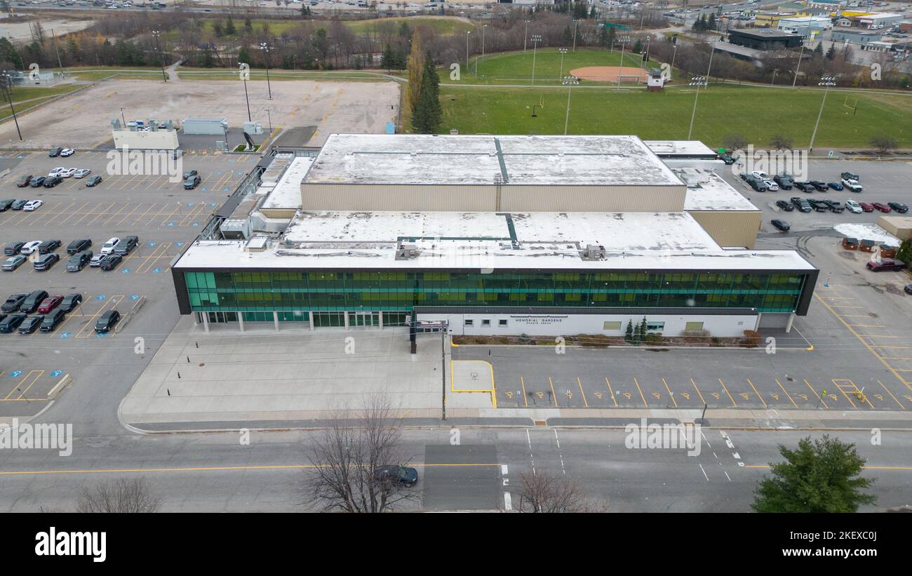 Nov 13 2022, North Bay Ontario Canada, North Bay Memorial Gardens ...