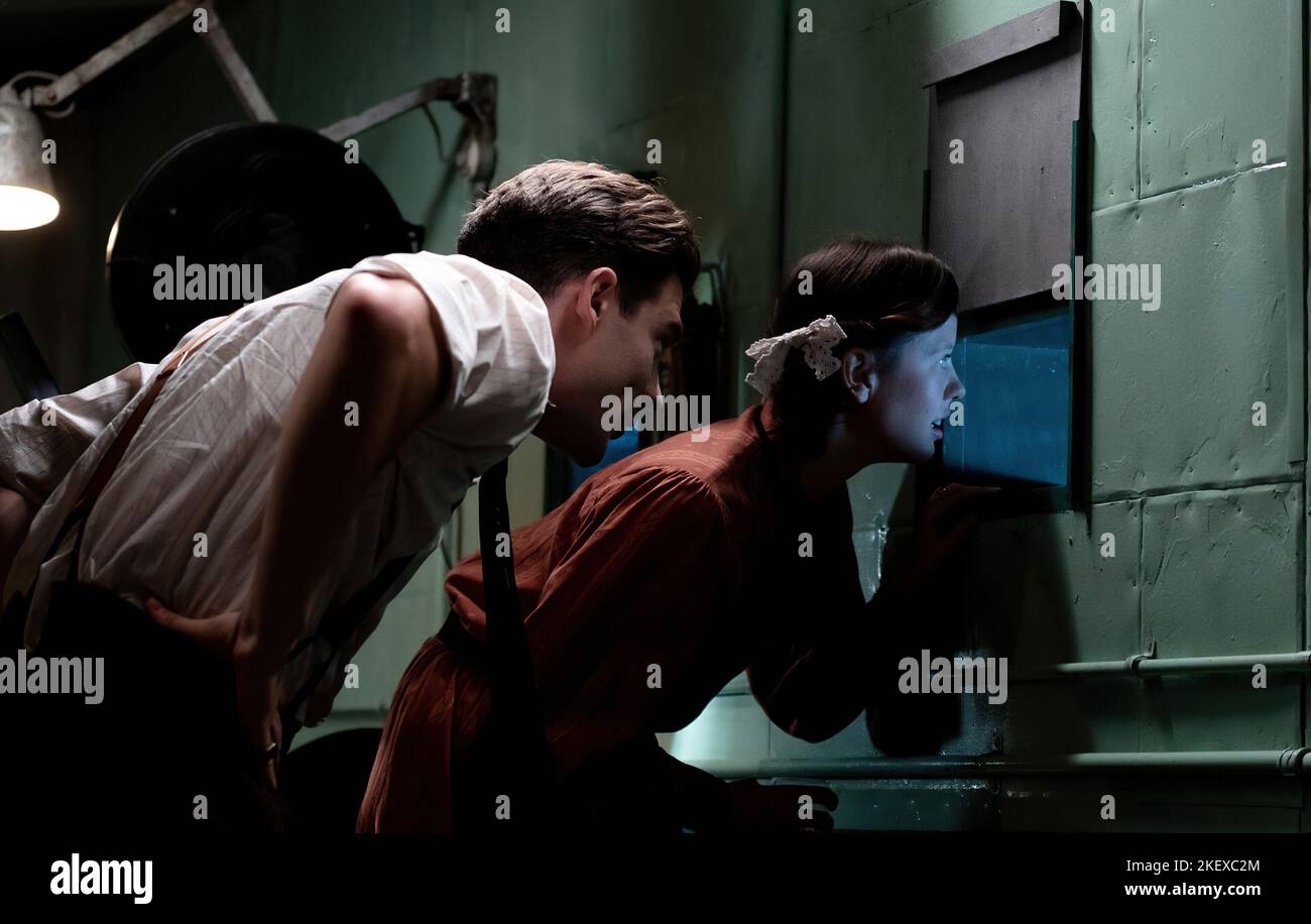 PEARL, from left: David Corenswet, Mia Goth, 2022. © A24 / Courtesy ...