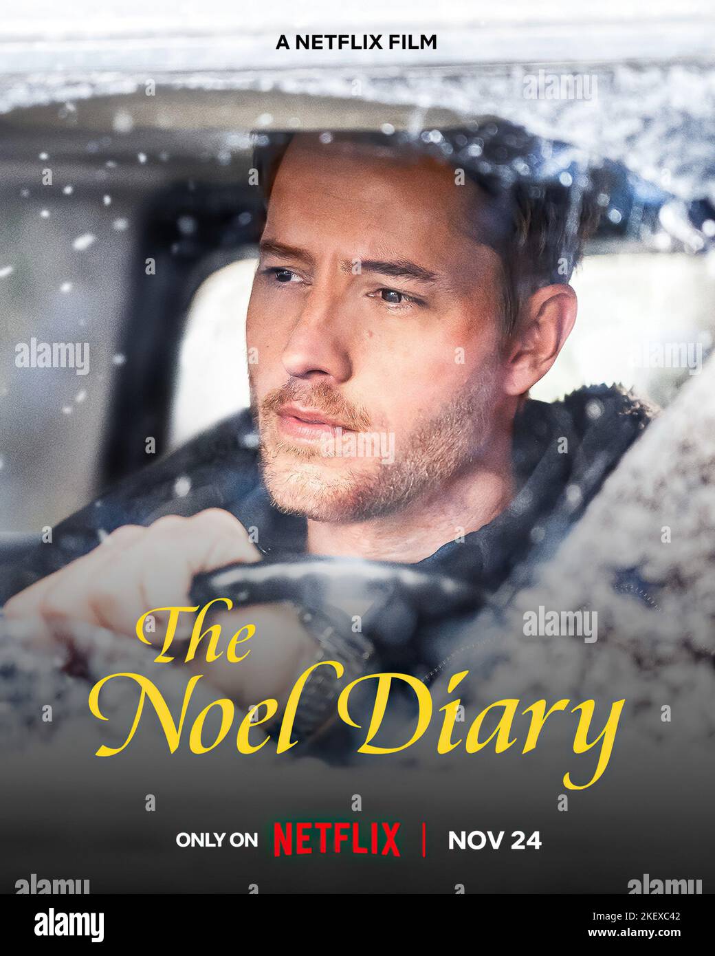 THE NOEL DIARY, US poster, Justin Hartley, 2022. © Netflix / Courtesy ...