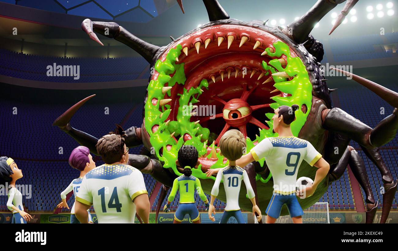 THE SOCCER FOOTBALL MOVIE, from left: Nautai (voice: Tania Gunadi ...