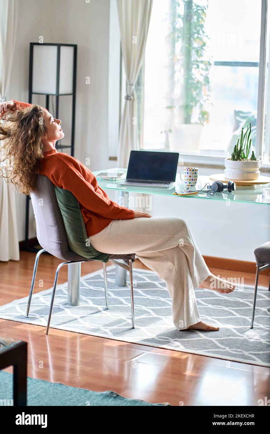 Woman work office candid hi-res stock photography and images - Alamy