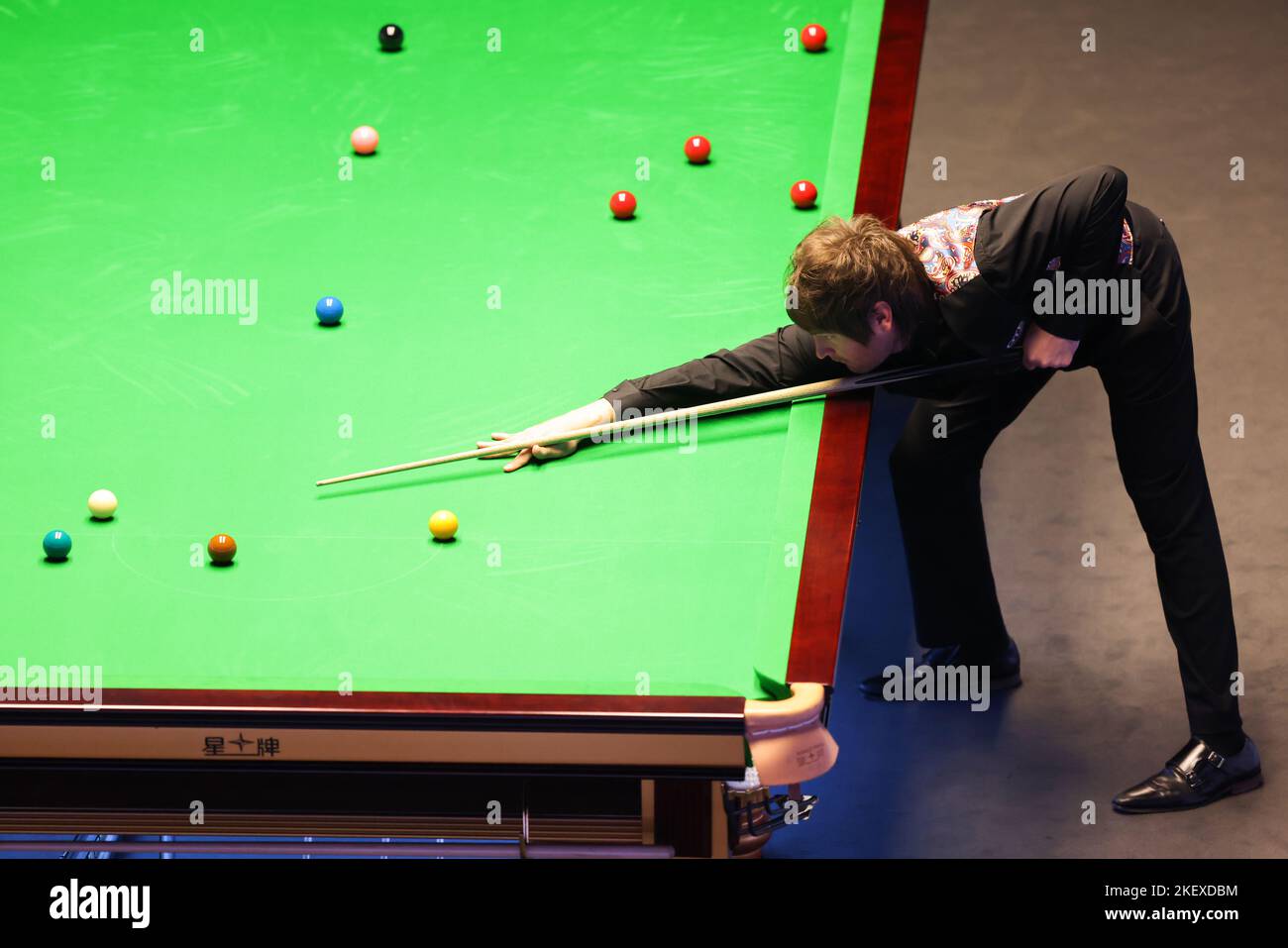 England’s Liam Highfield during day three of the Cazoo UK Snooker ...