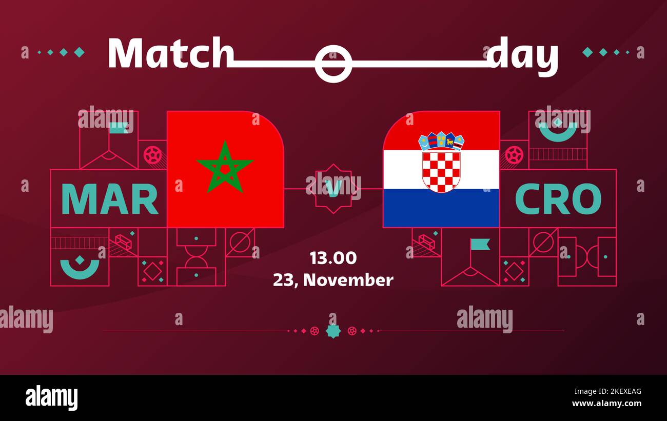 morocco croatia match Football 2022. 2022 World Football Competition ...