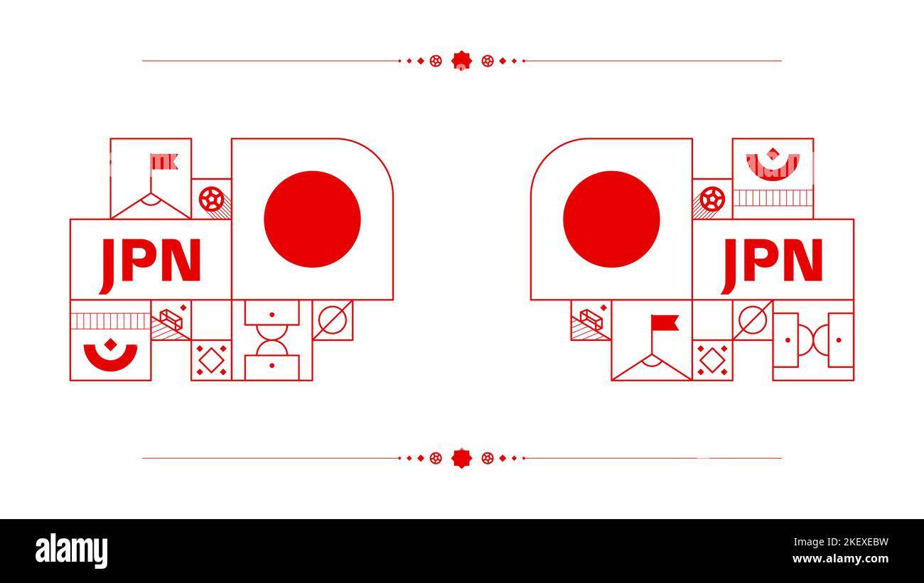 Japan national team group line Cut Out Stock Images & Pictures - Alamy