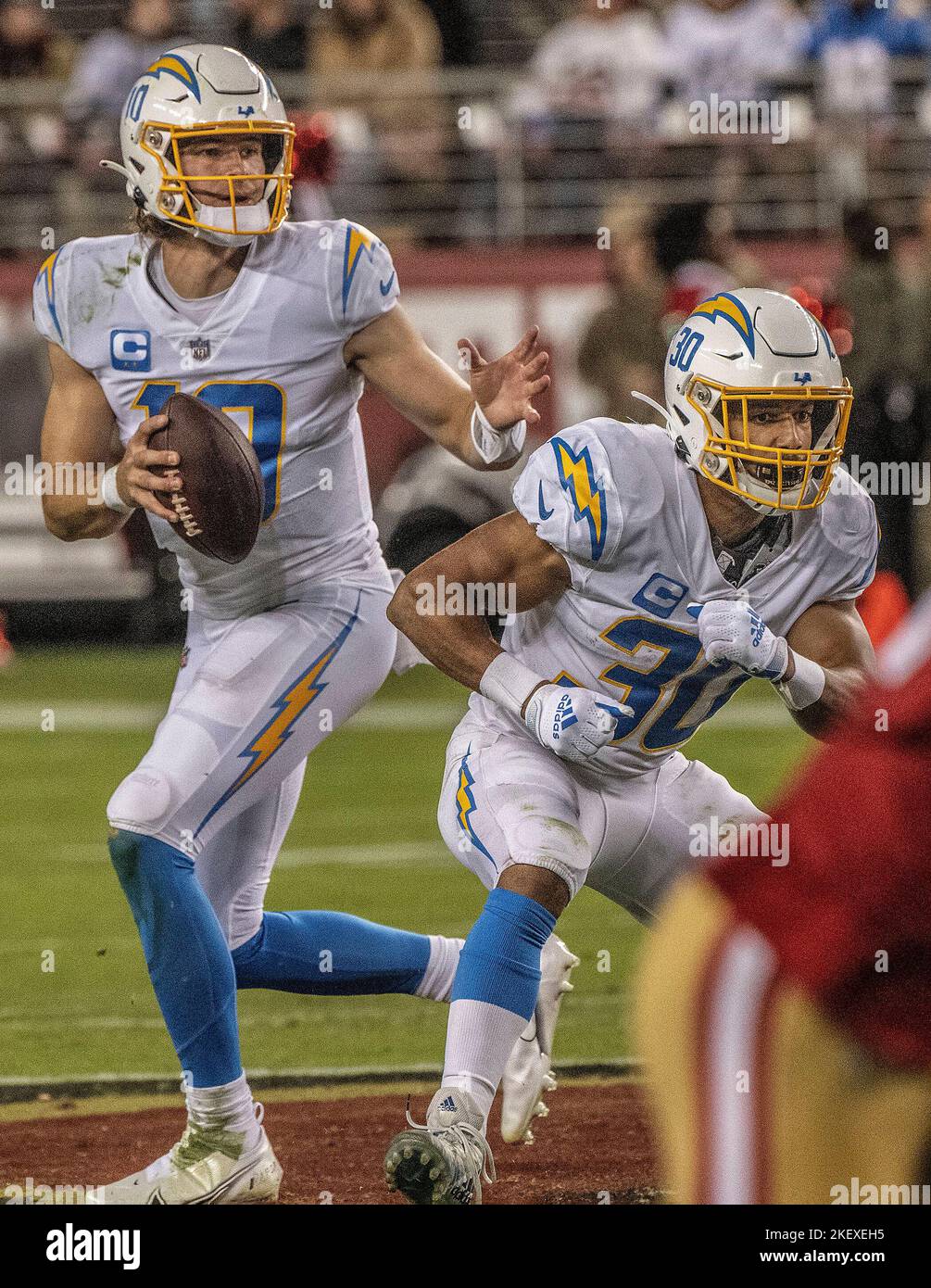 Santa Clara, California, USA. 13th Nov, 2022. Los Angeles Chargers ...