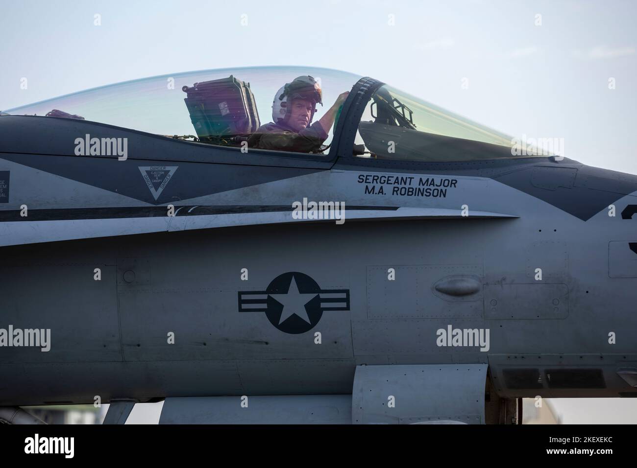 U.S. Marine Corps Lt. Col. Clayton Gard III, commanding officer of ...