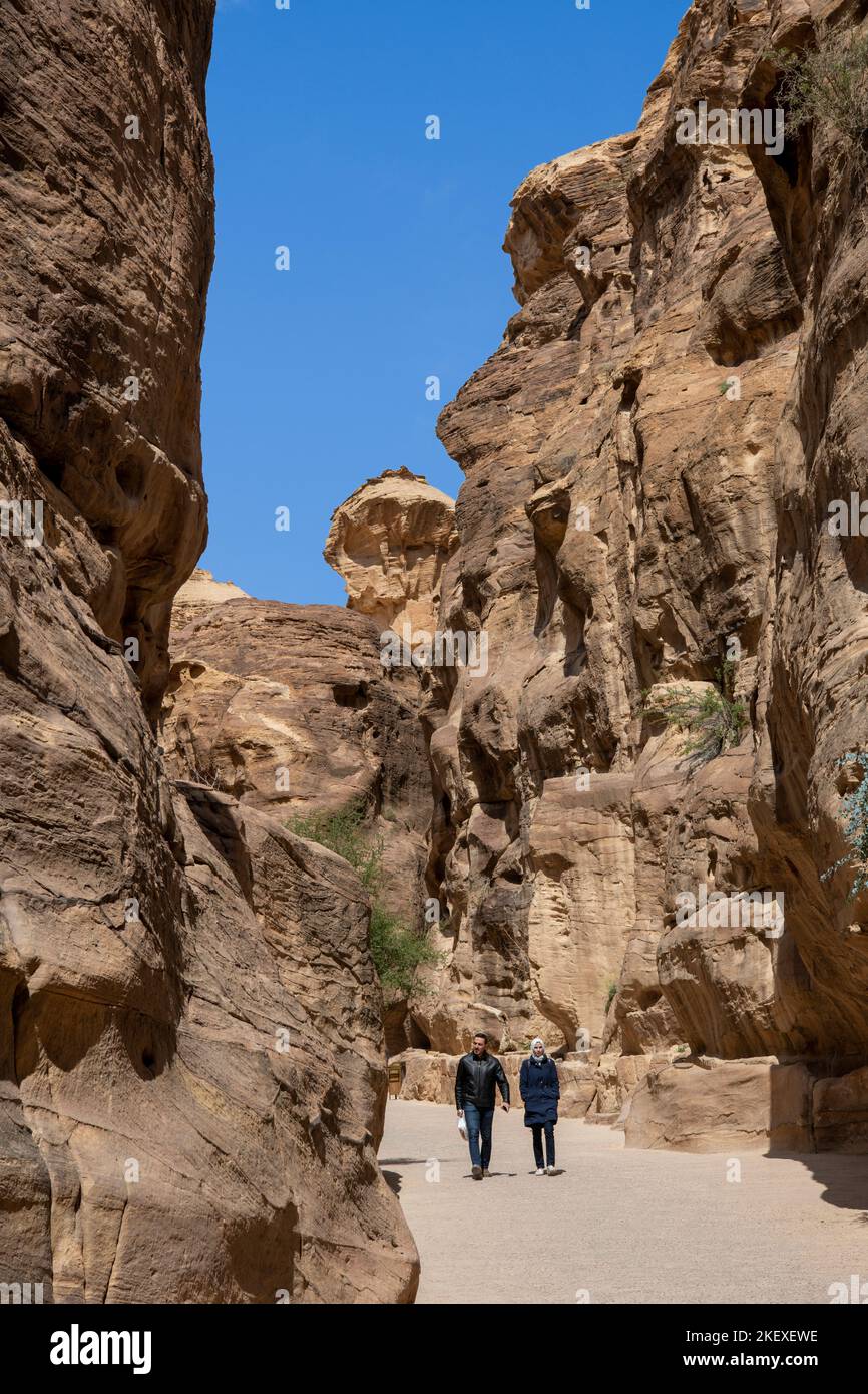 Petra jordan water channel hi-res stock photography and images - Alamy