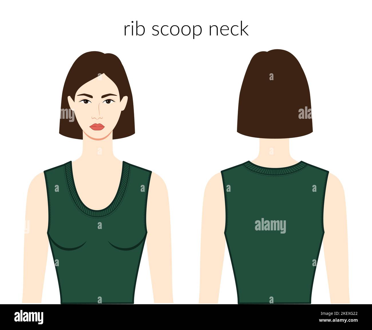 Rib scoop neckline clothes knits, sweaters character beautiful lady in ...